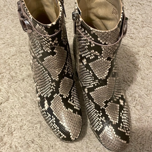 MICHAEL Michael Kors | Shoes | Michael Kors Snake Print Booties | Poshmark